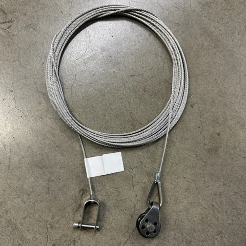 N-5.2 JIB HALYARD W/SHACKLE – Murrays Sports