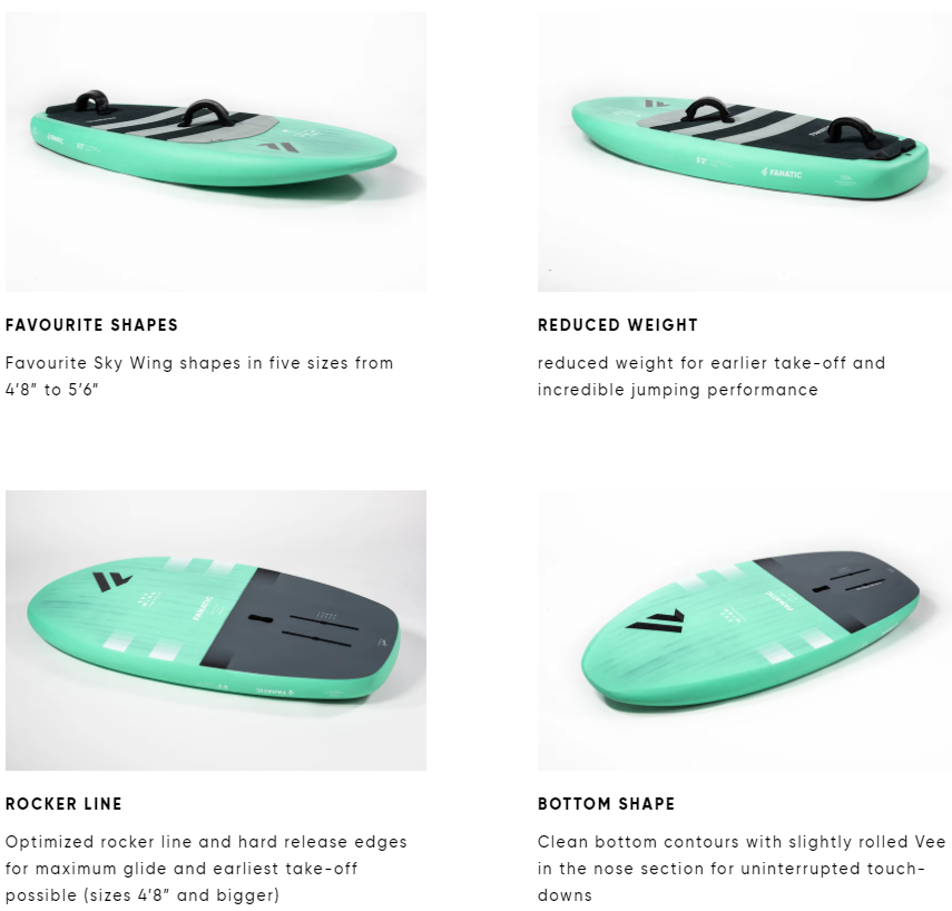 FANATIC 2022 SKY WING TE 5'0" 75L – Murrays Sports